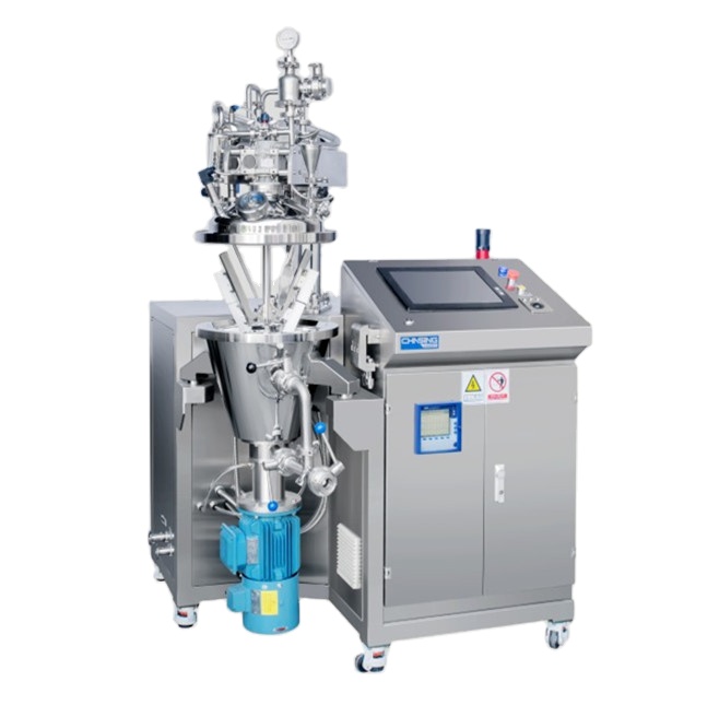 Laboratorium Mesin Vacuum Homogenizer Mixer Geser Tinggi SUS304